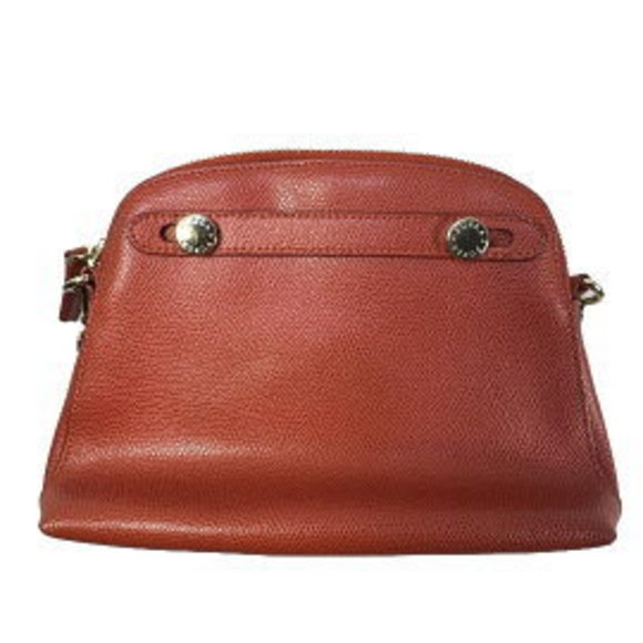 Furla | Bags | Furla Piper Mini Shoulder Bag Orange Leather | Poshmark